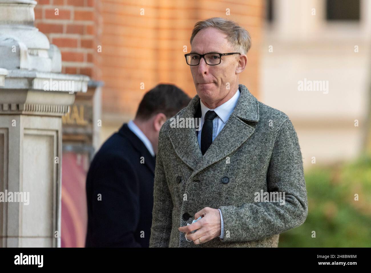 Jim Murphy arriving for the funeral service, requiem mass for murdered ...