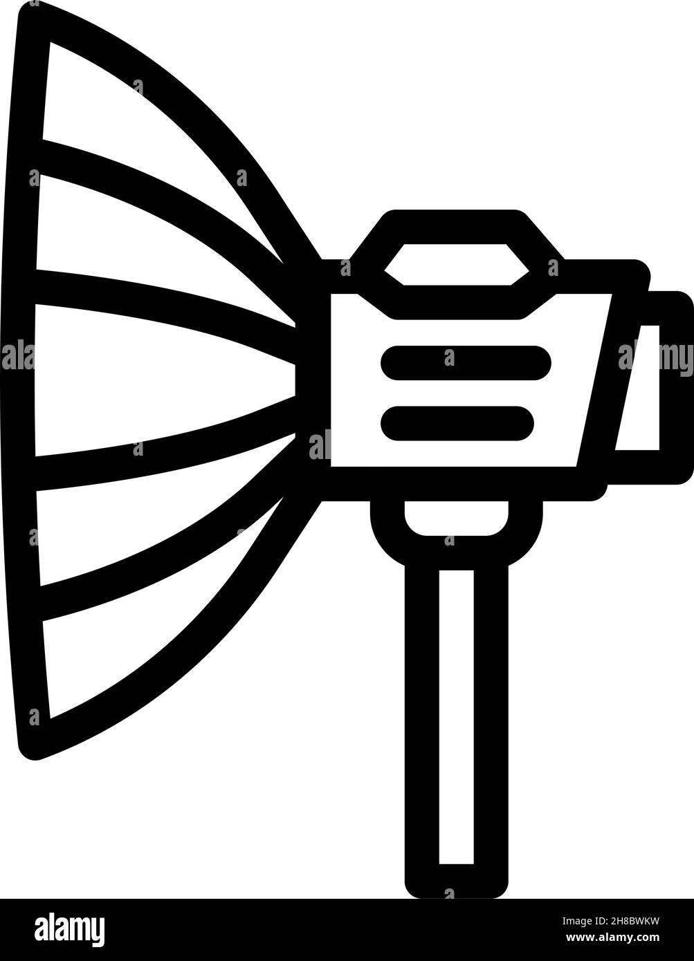 soft box electronic tool line icon vector illustration Stock Vector ...