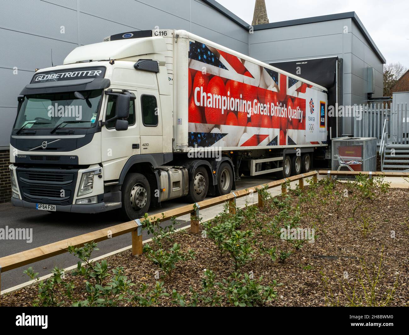 Aldi delivery truck hi-res stock photography and images - Alamy