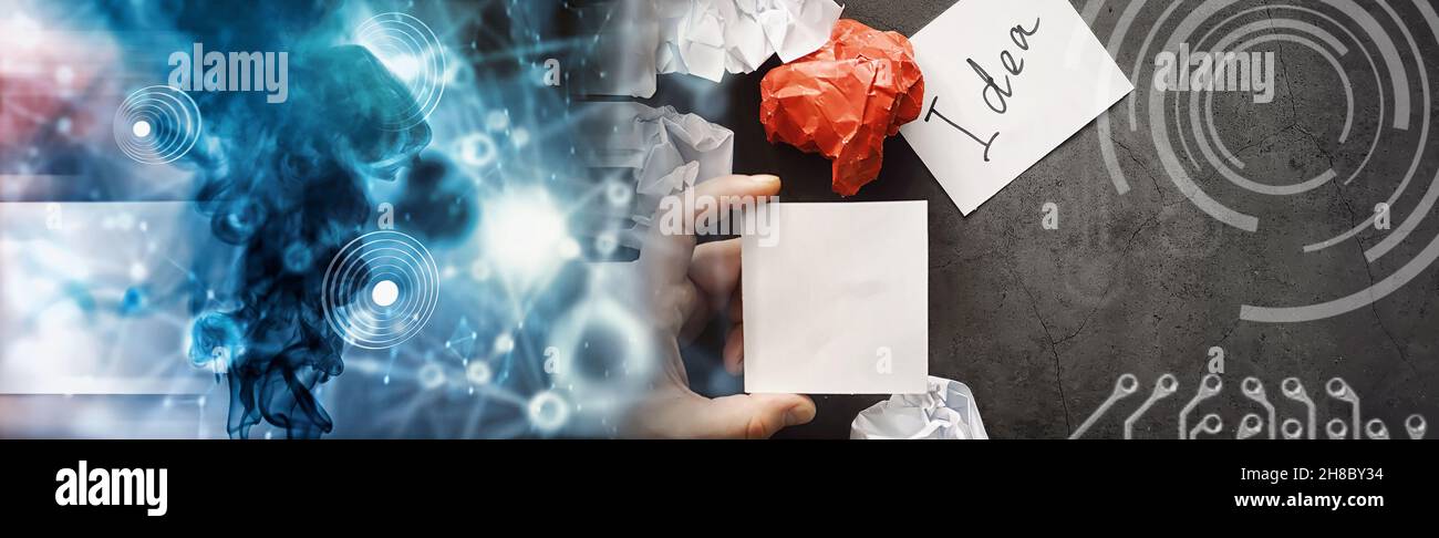 Colored pieces of paper. The concept of creativity and formation of ...