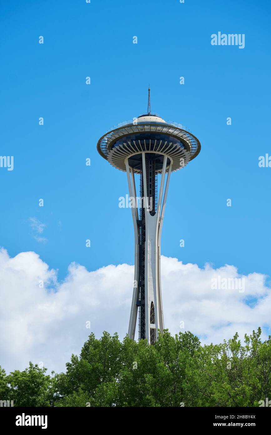Space needle tower hi-res stock photography and images - Alamy