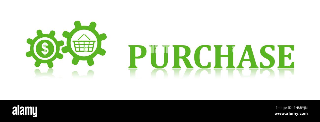 Illustration of a purchase concept Stock Photo - Alamy