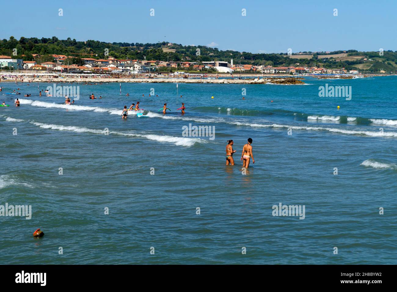Fano beach italy hi-res stock photography and images - Alamy