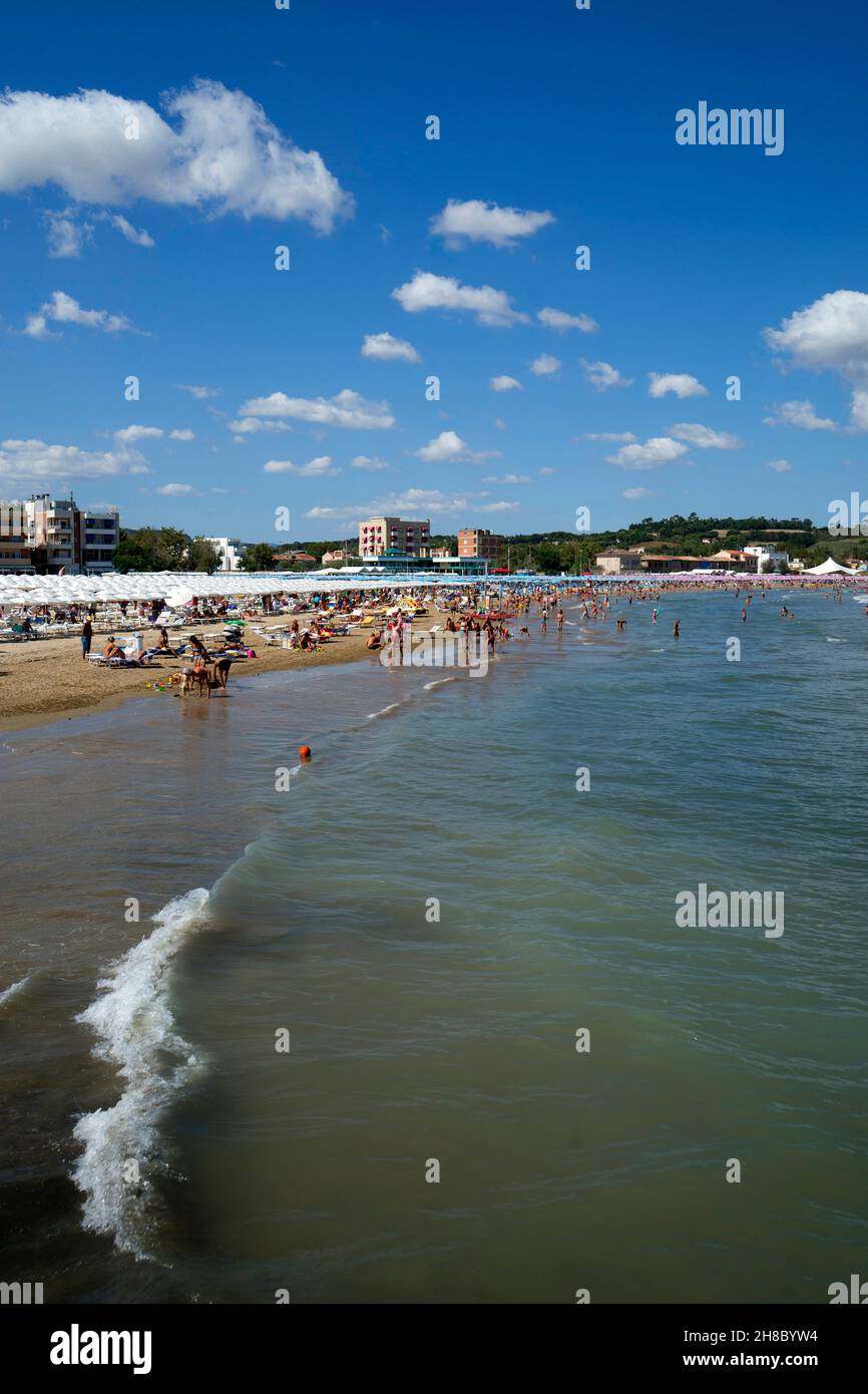 Fano italy beach hi-res stock photography and images - Alamy