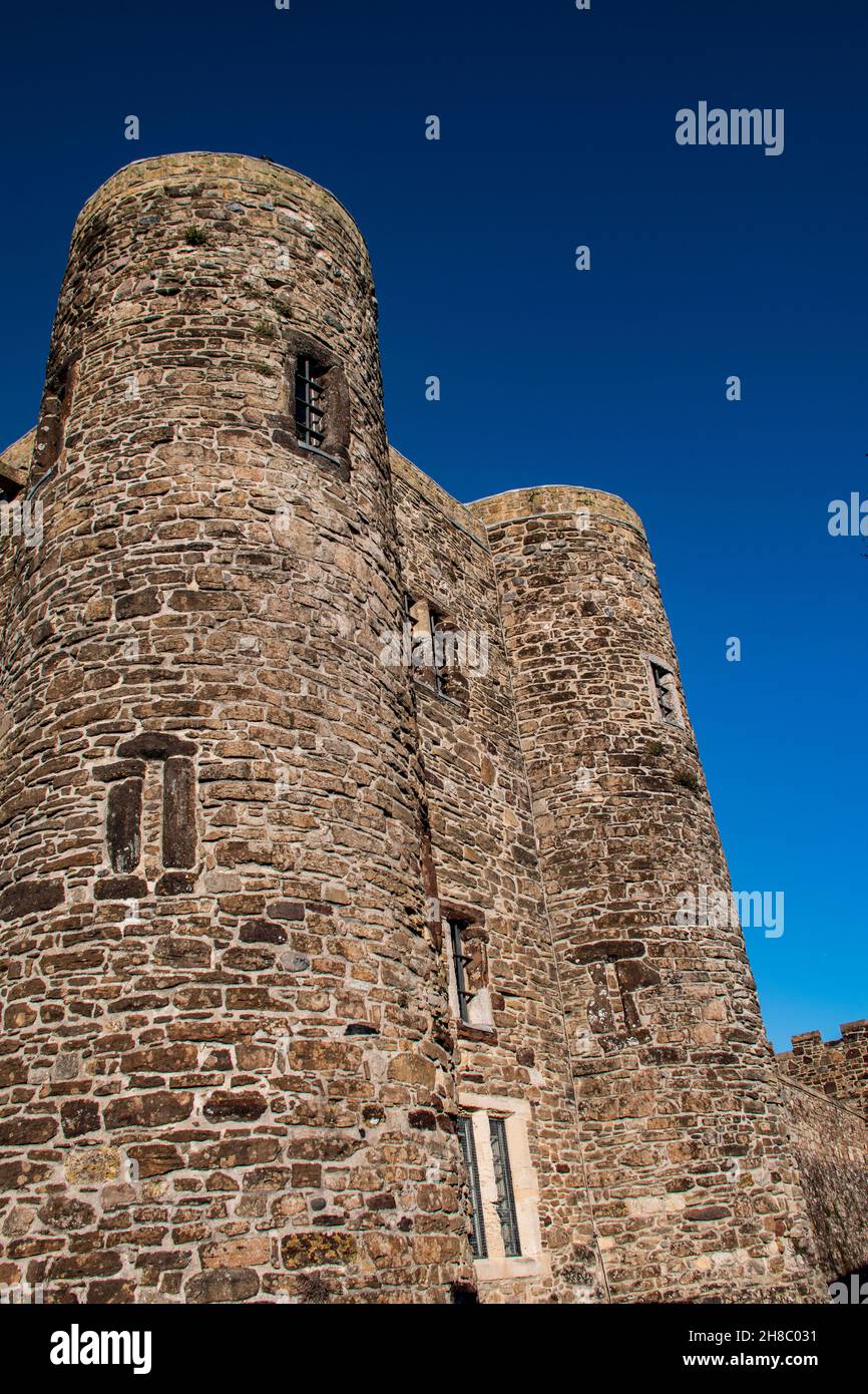 The imposing Ypres Tower, Rye Castle Museum, Rye, East Sussex Stock ...