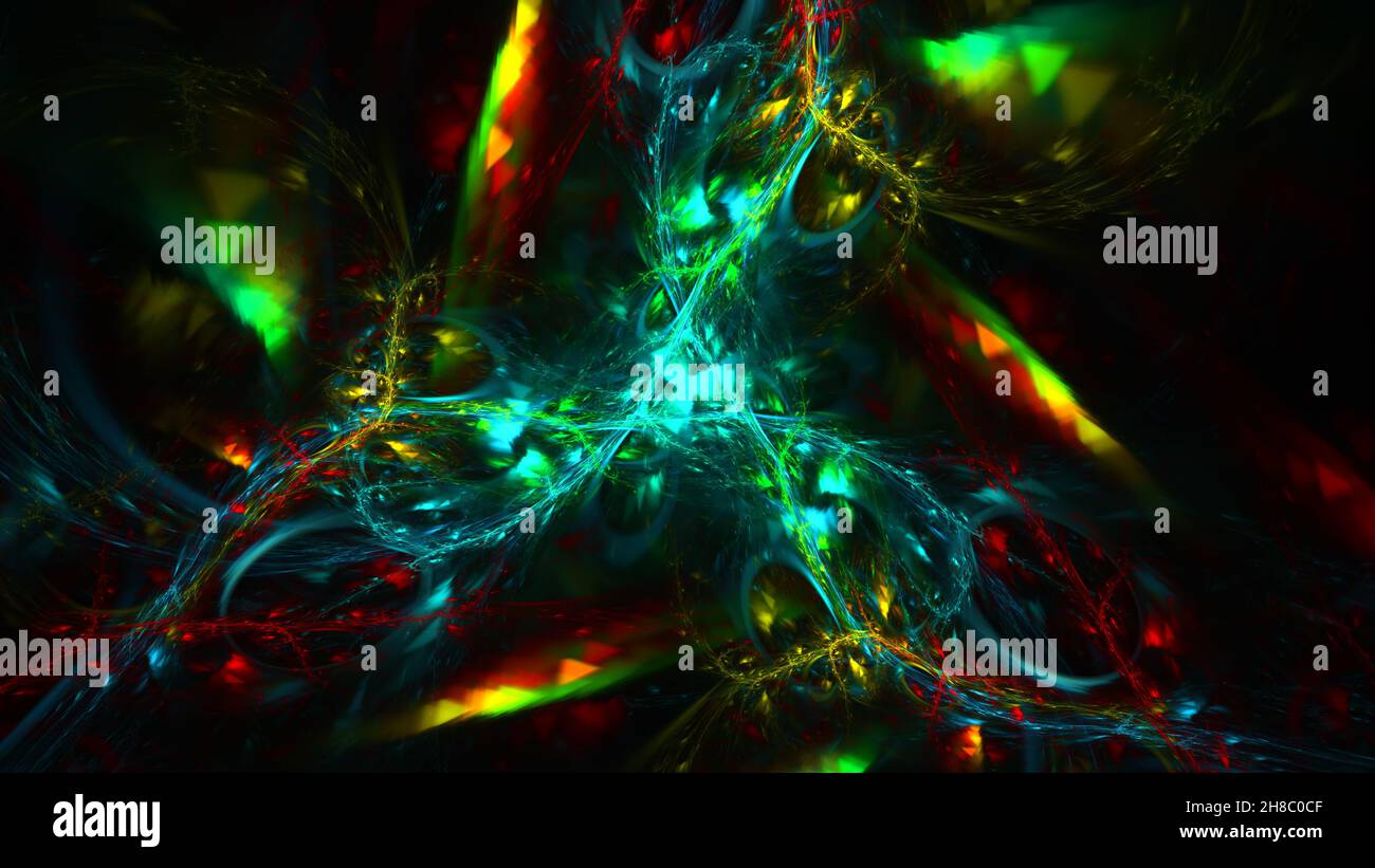 Spread virus in blood inside body. Infection and destruction of human ...