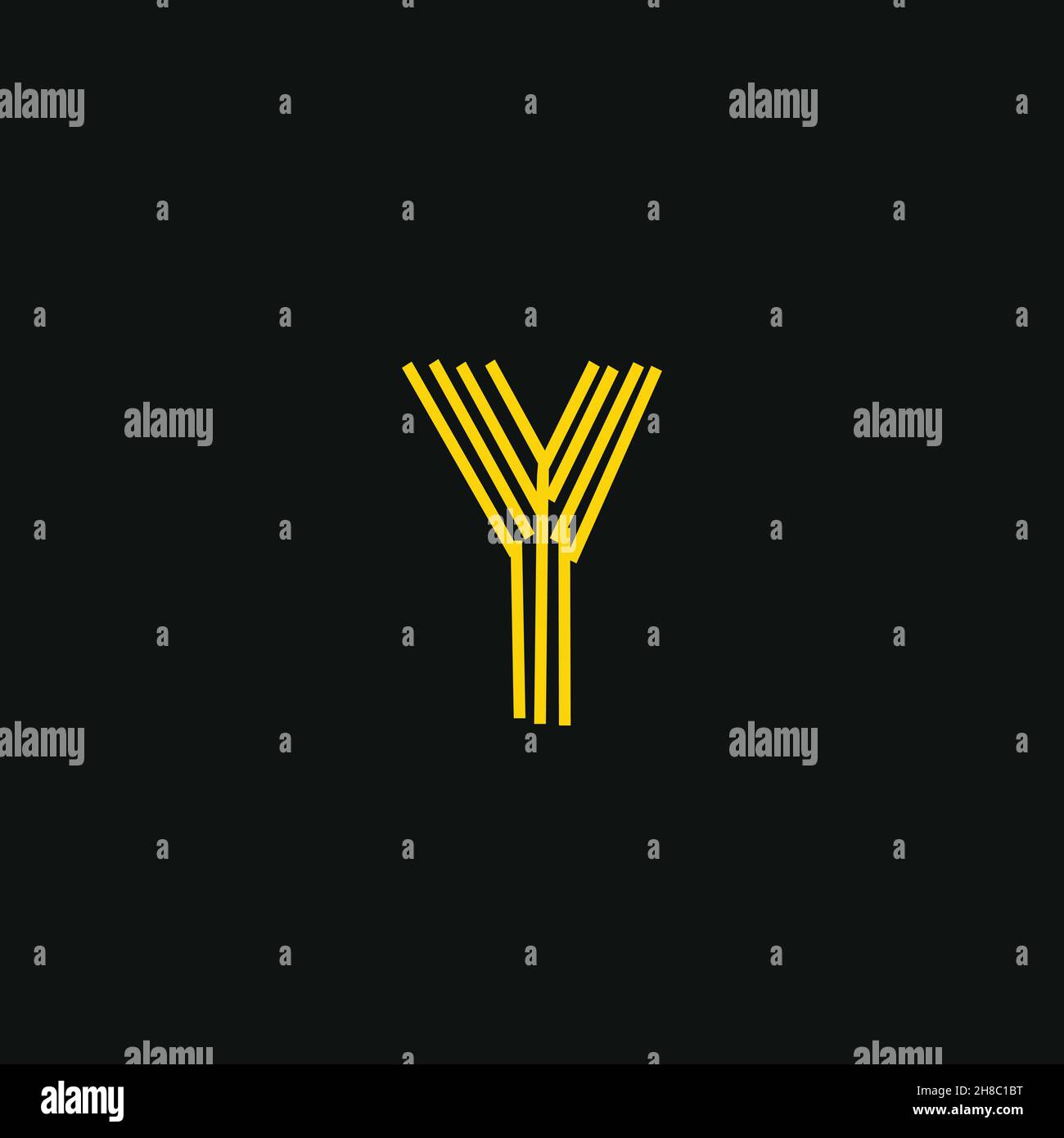 Y logo, Initial lettering handwriting or handwritten for identity. Logo ...