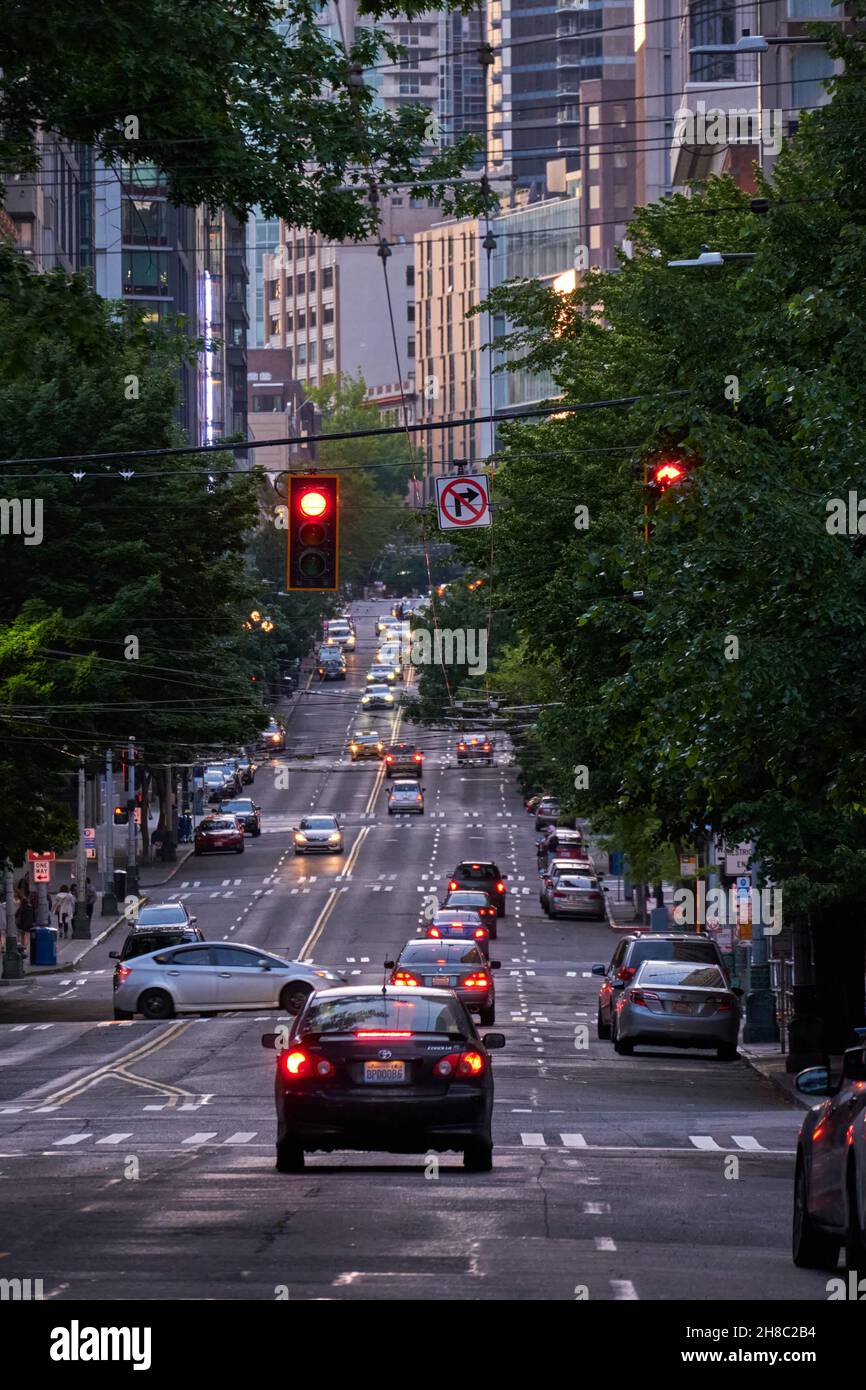 Seattle road hi-res stock photography and images - Alamy