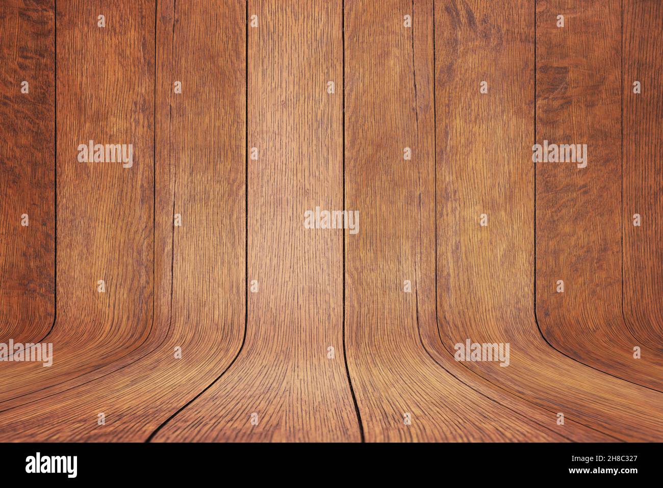 Wooden texture curved for floor and wall background Stock Photo - Alamy
