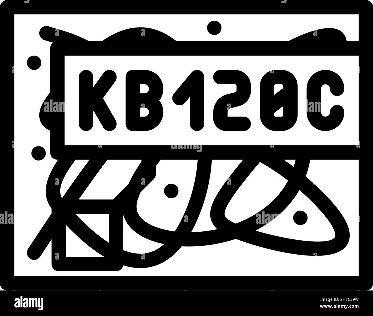 star name line icon vector illustration Stock Vector Image & Art - Alamy