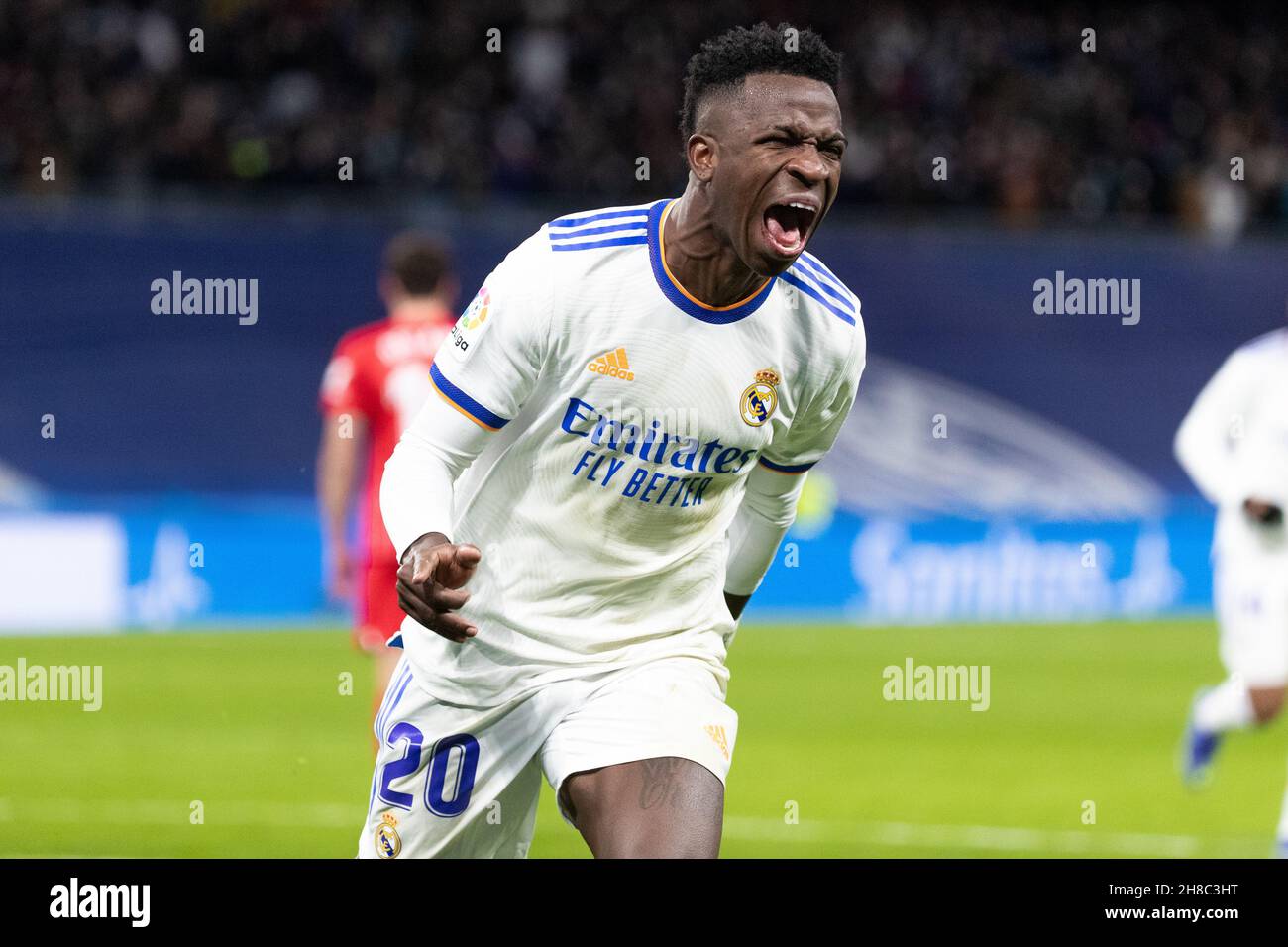 Real Madrid Vinicius Celebrate High Resolution Stock Photography and ...
