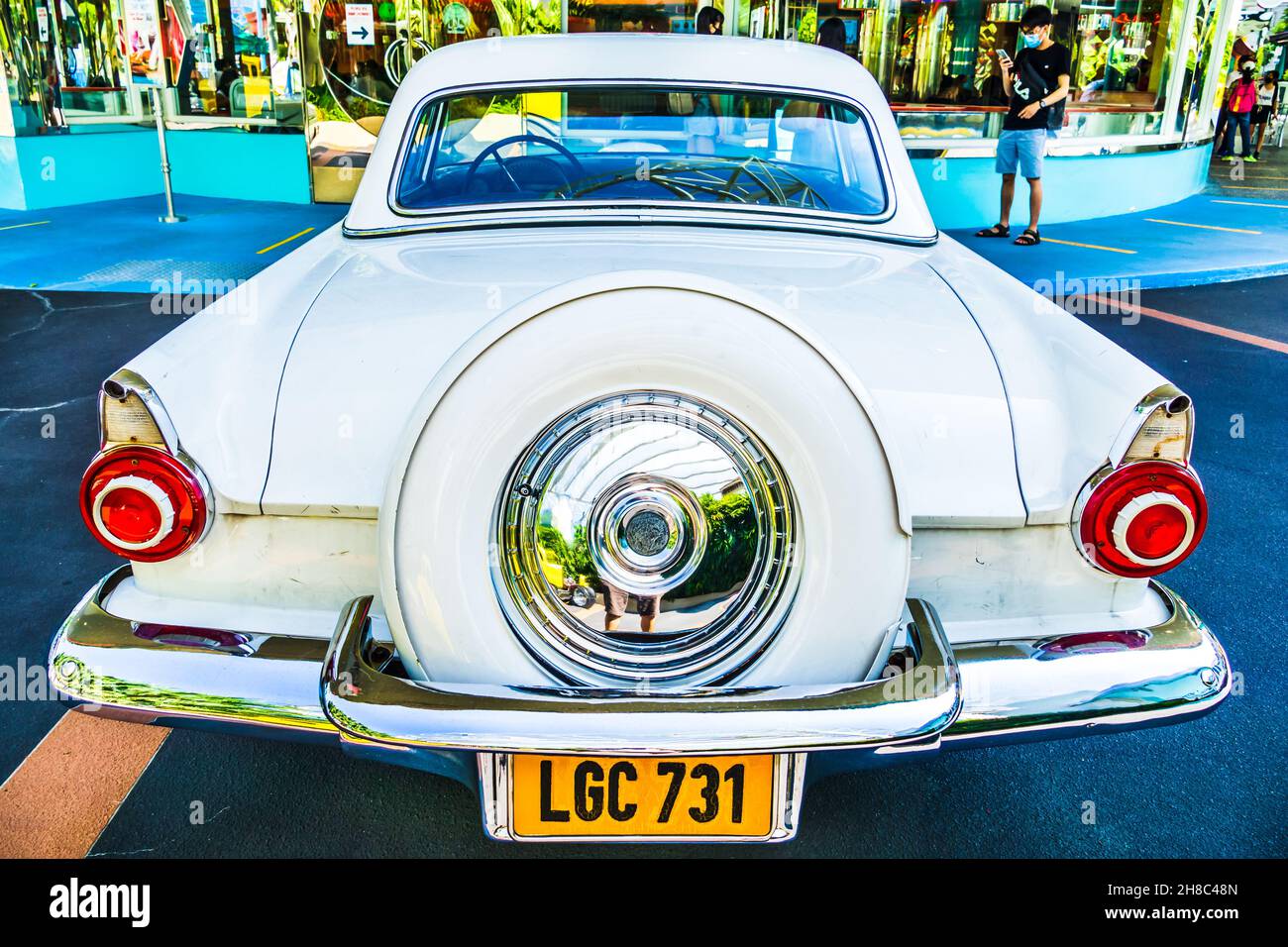 Old car universal studios hi-res stock photography and images - Alamy