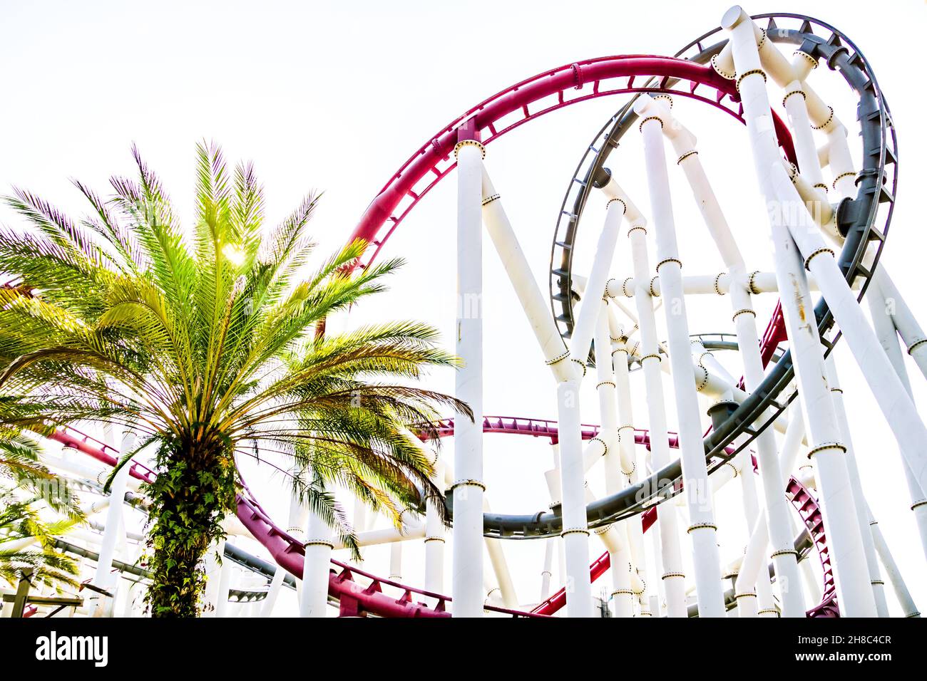Universal Studio Singapore Roller Coaster