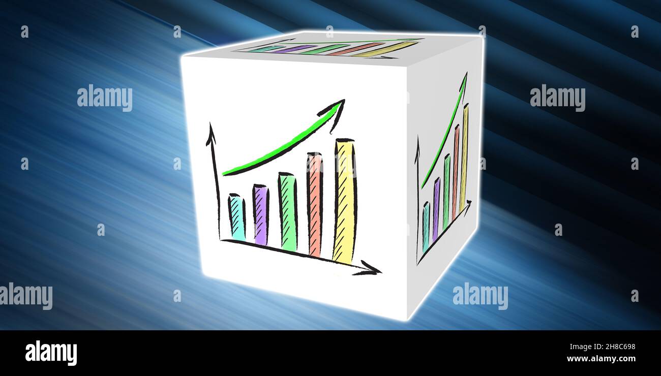 Illustration of a financial growth concept Stock Photo - Alamy
