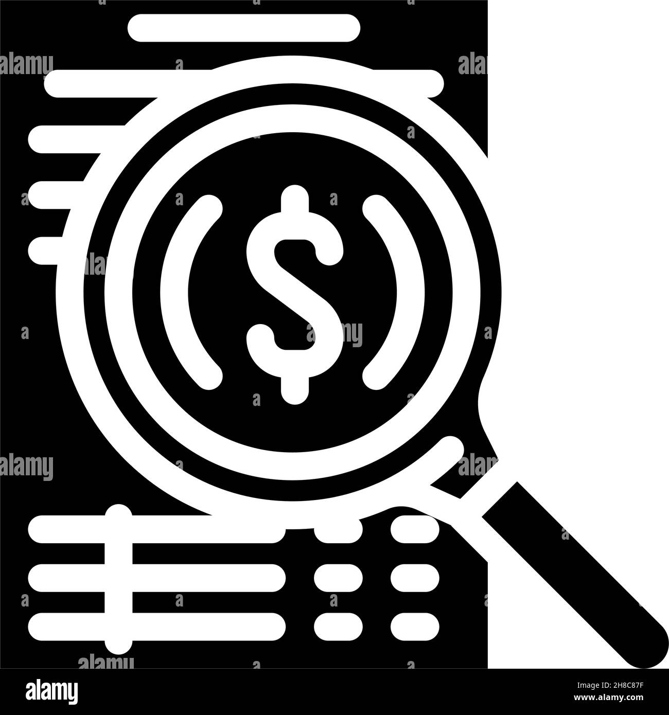 Financial goal black glyph Black and White Stock Photos & Images - Alamy