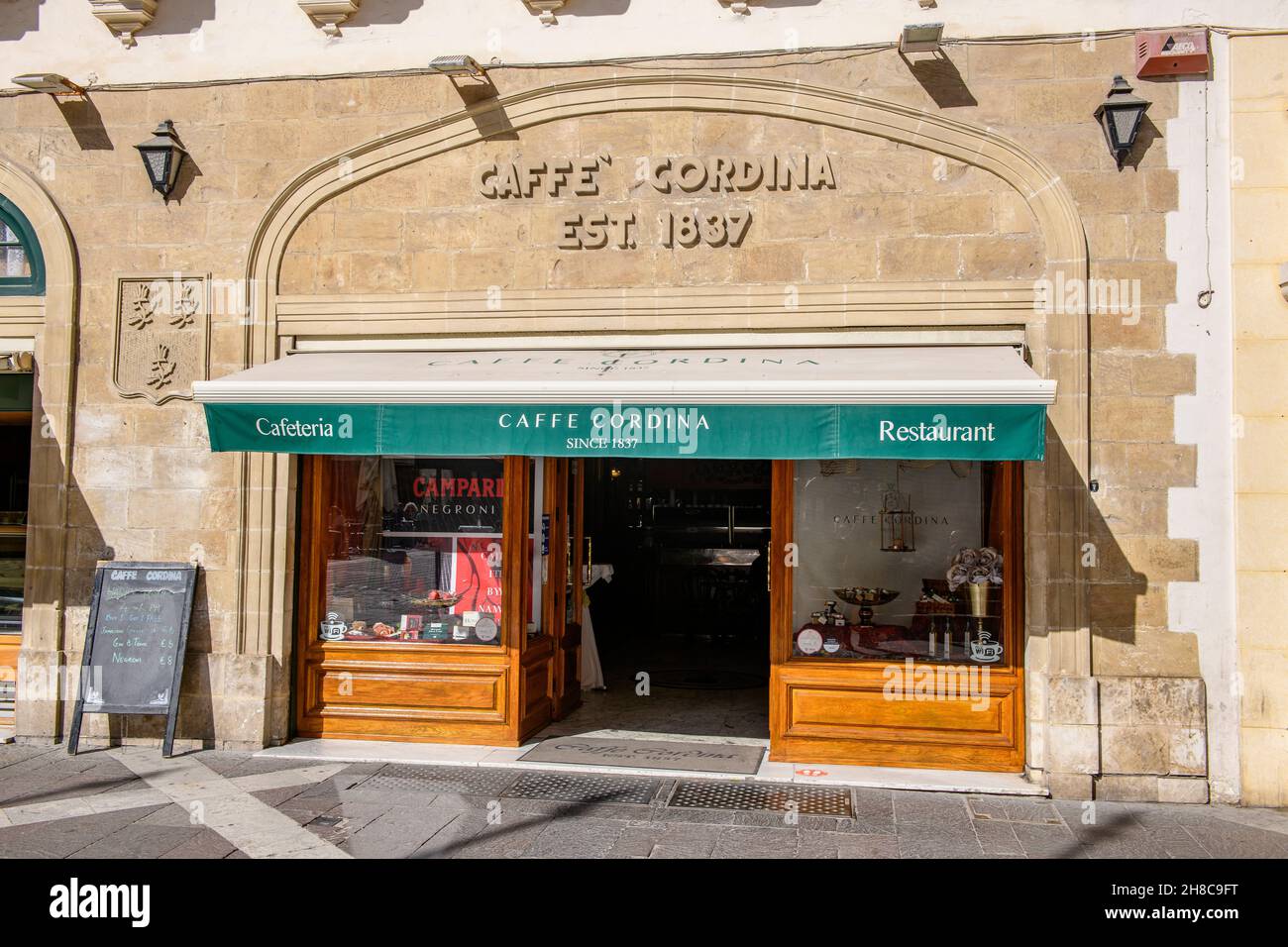 Valletta cordina cafe hi-res stock photography and images - Alamy