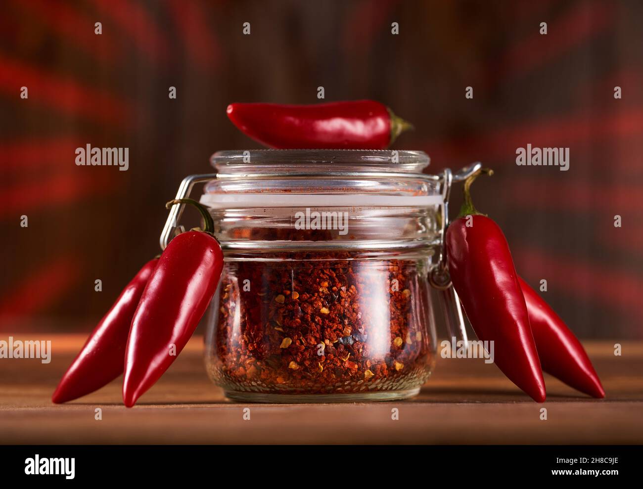 Dried chilli in a jar hi-res stock photography and images - Alamy