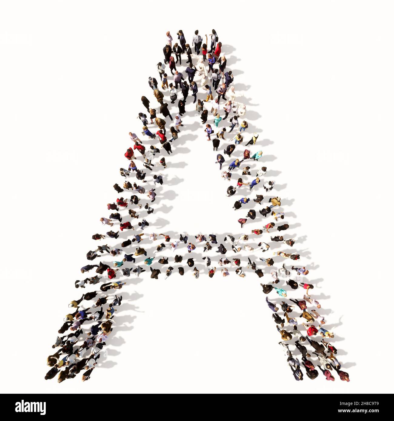 Man standing letter alphabet hi-res stock photography and images - Alamy