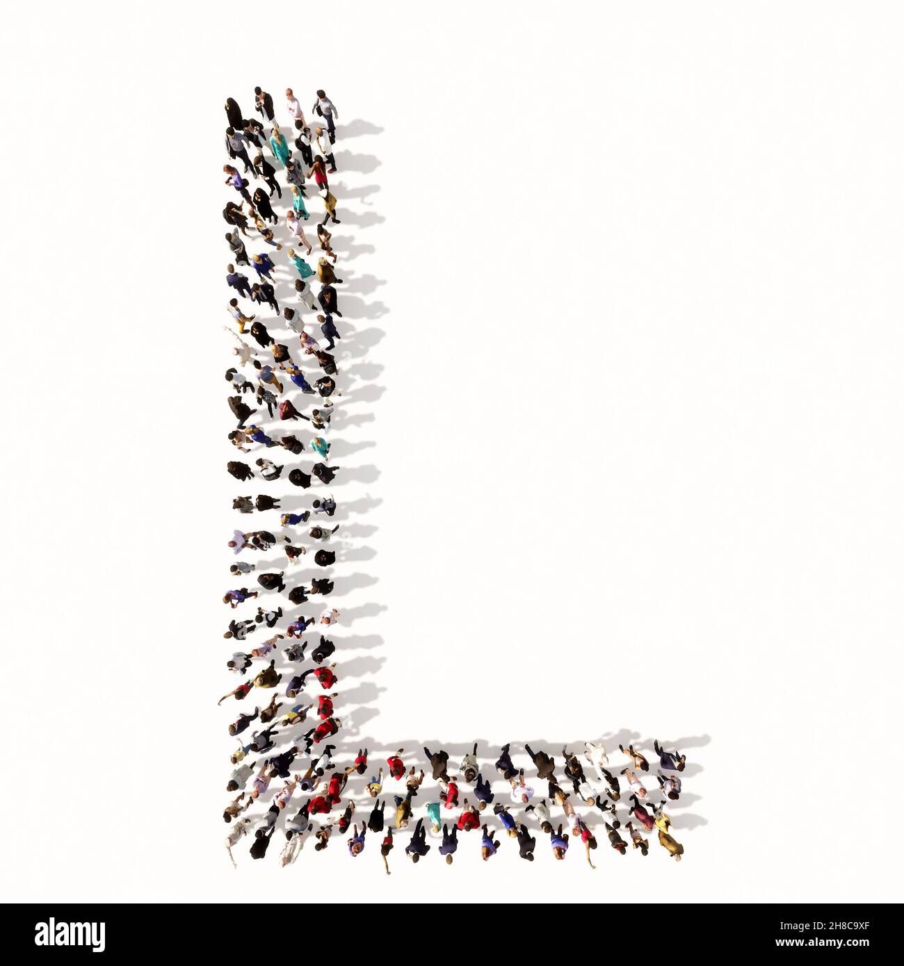 Letter l alphabet people hi-res stock photography and images - Alamy