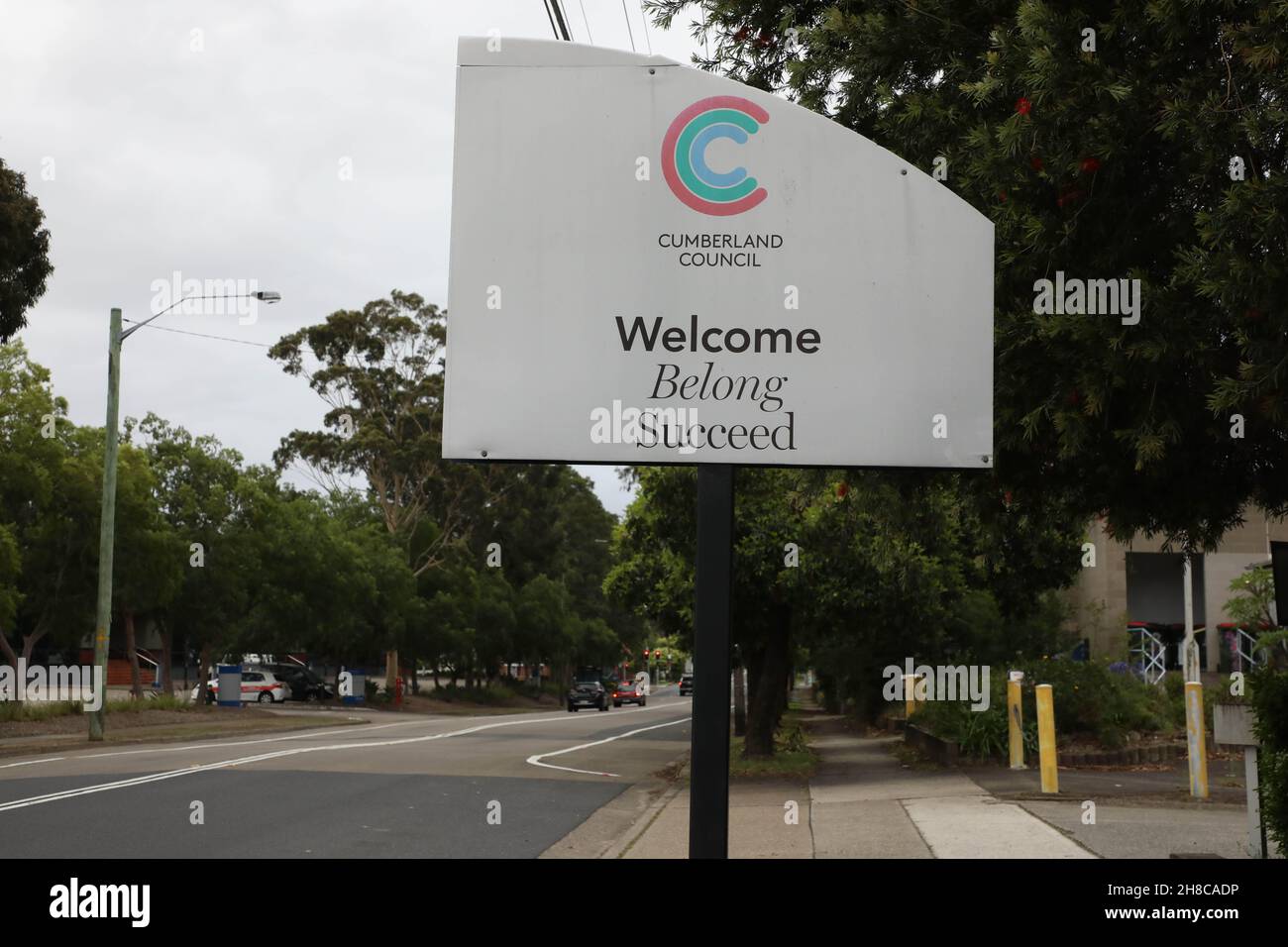 Cumberland road sign hi-res stock photography and images - Alamy