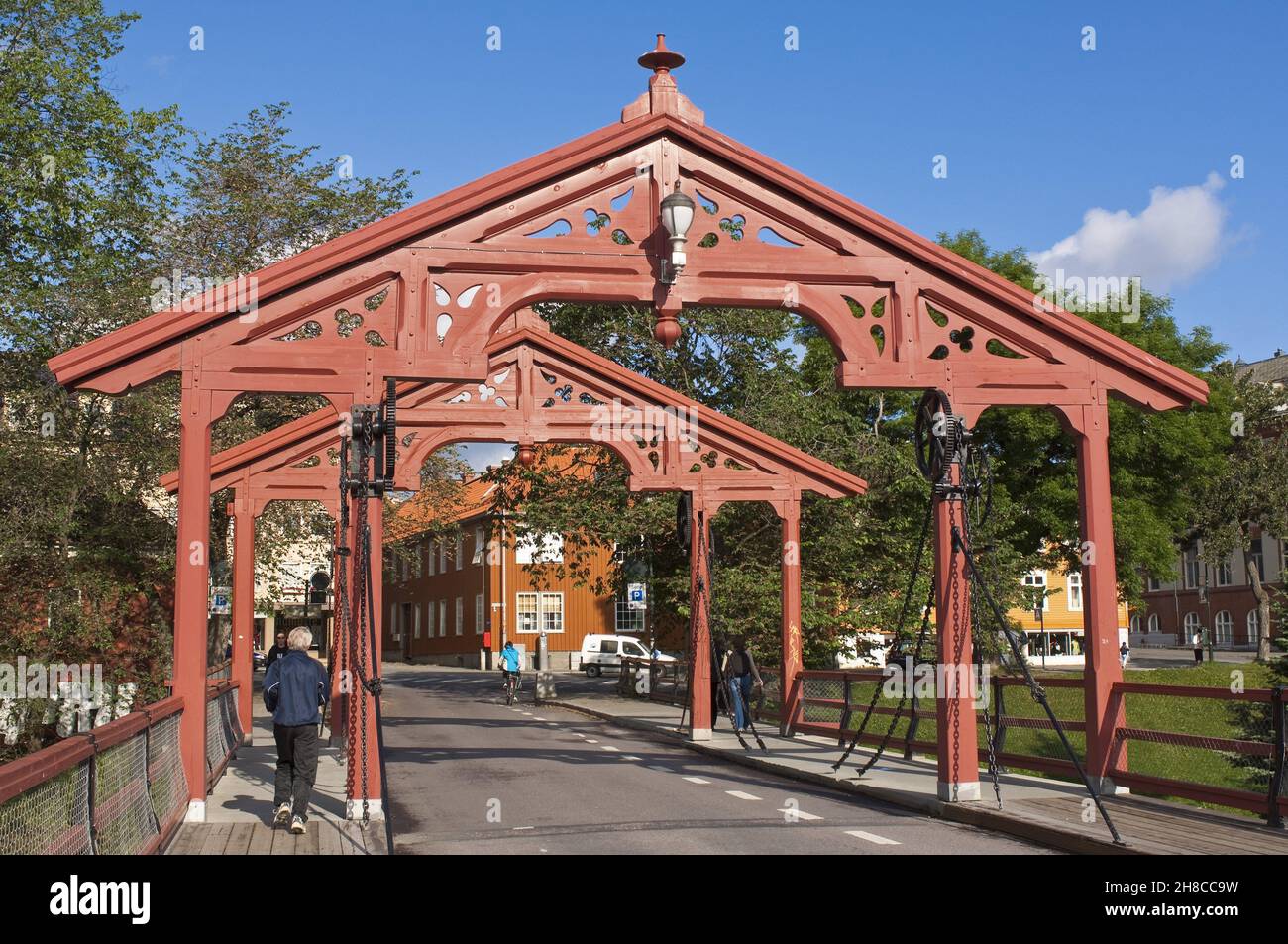 Old Town Bridge, Norway, Trondheim Stock Photo - Alamy