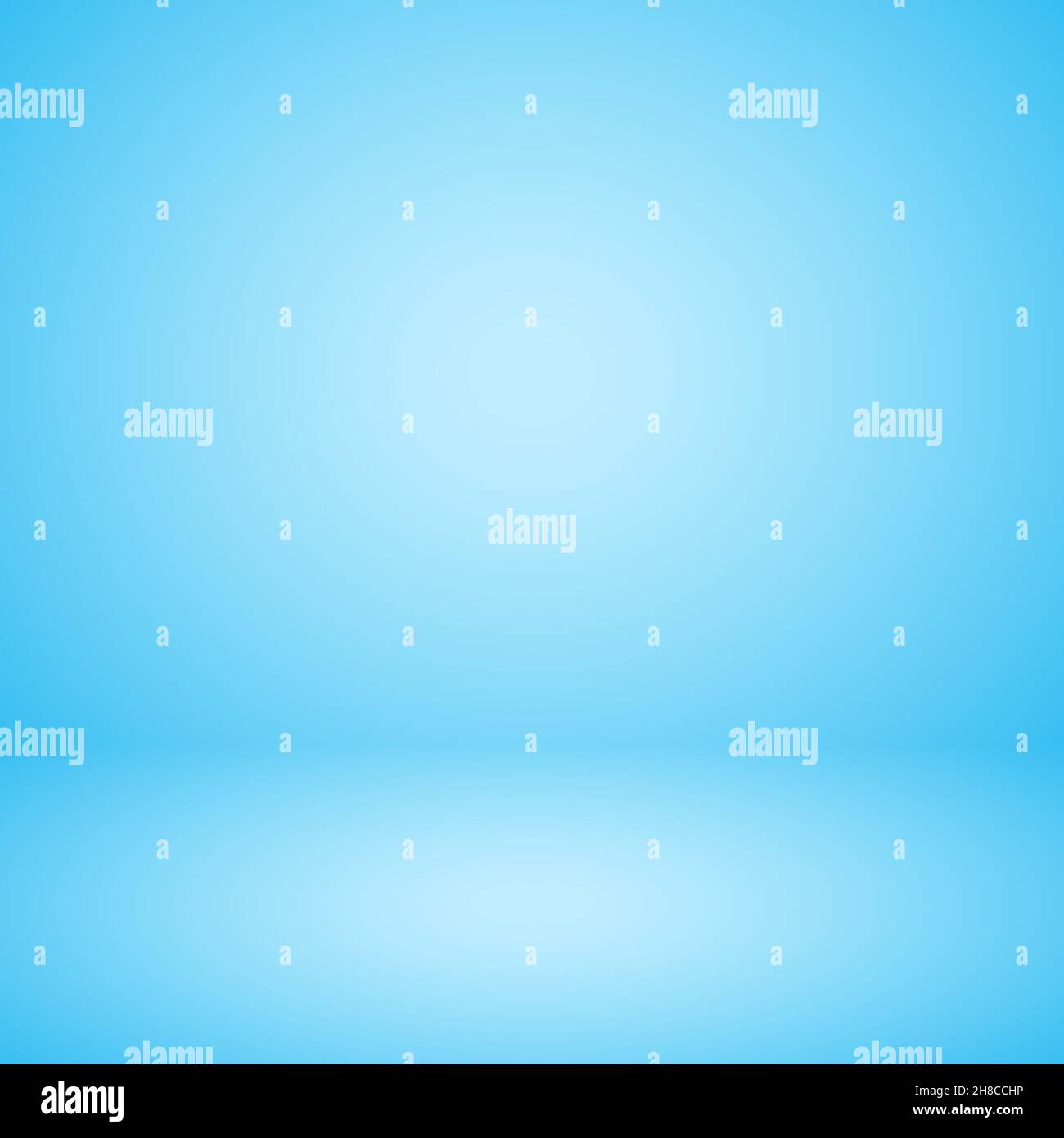 Empty pastel blue studio abstract background with spotlight effect ...