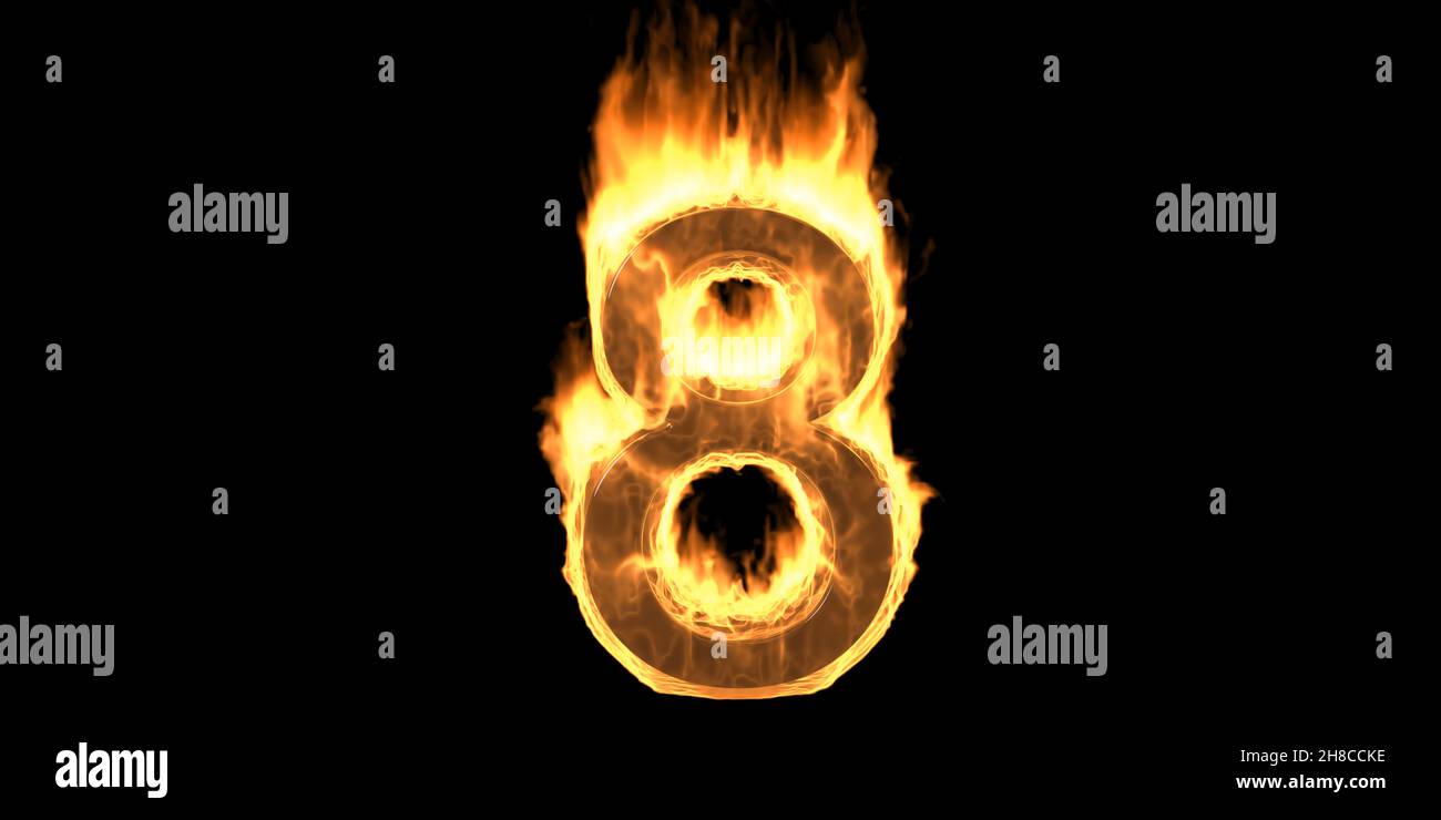 Numeric 8 hi-res stock photography and images - Alamy