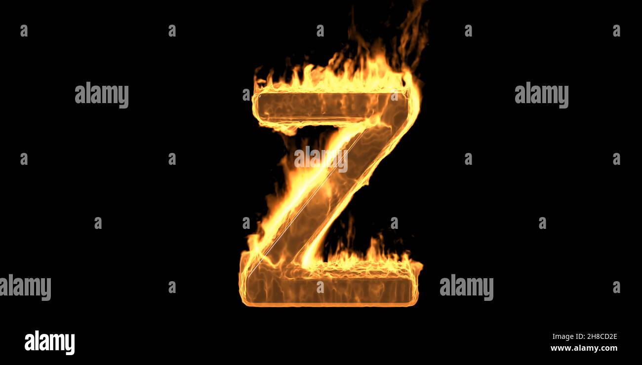 Z Letter In Fire