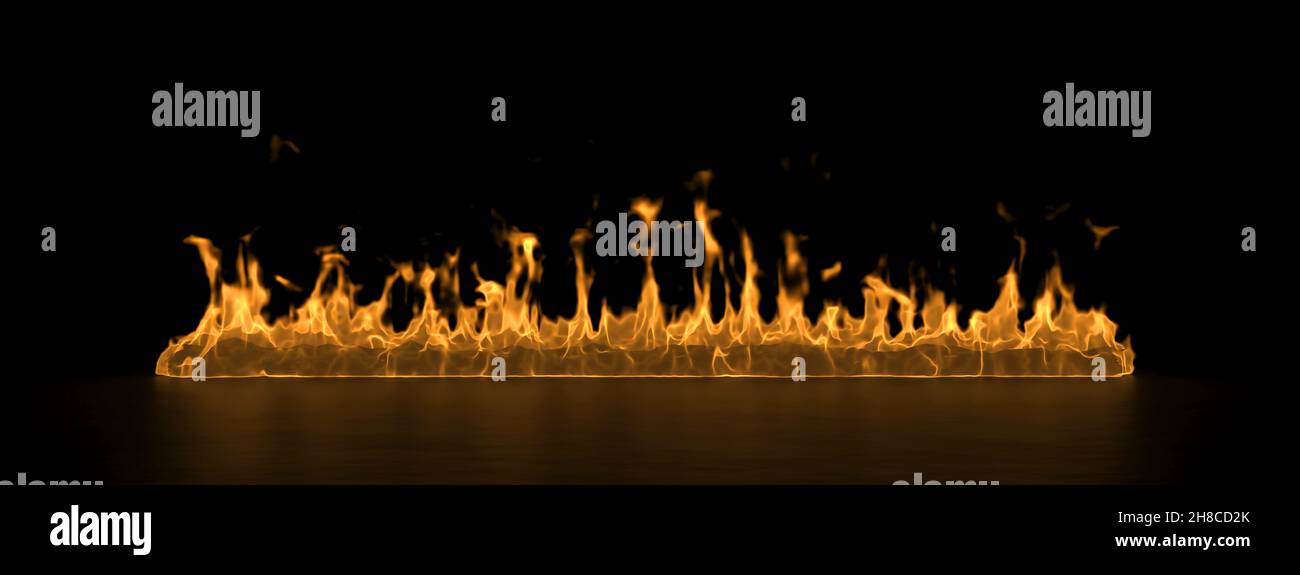 Line Of Fire Black Background
