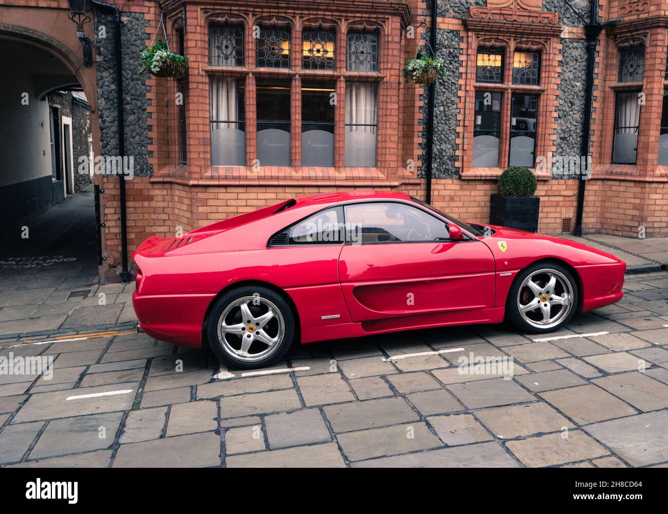 Ferrari f355 sports car in red Stock Photo - Alamy
