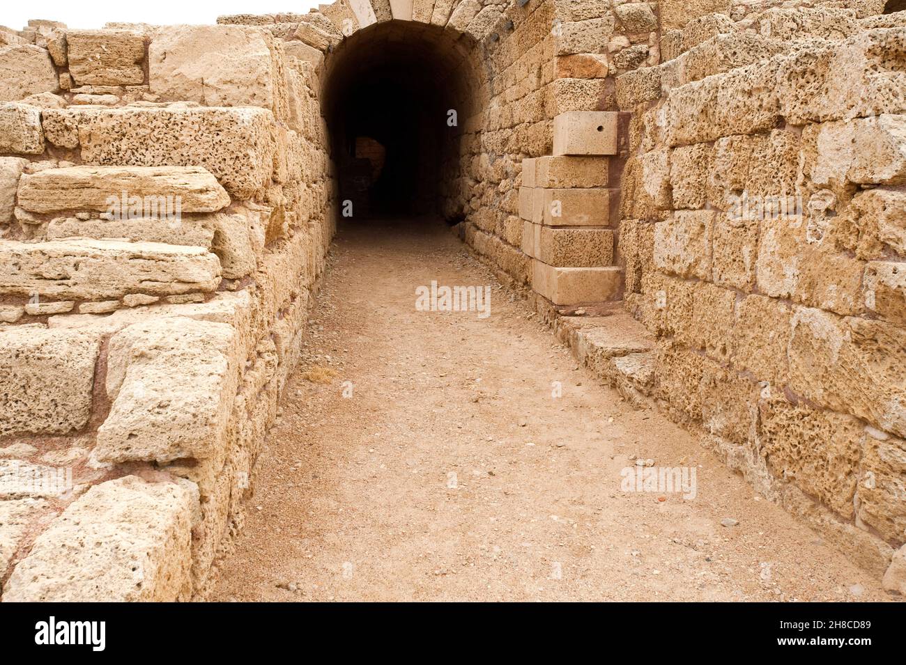 Roman ruins of Caesarea, Israel, Caesarea Stock Photo - Alamy