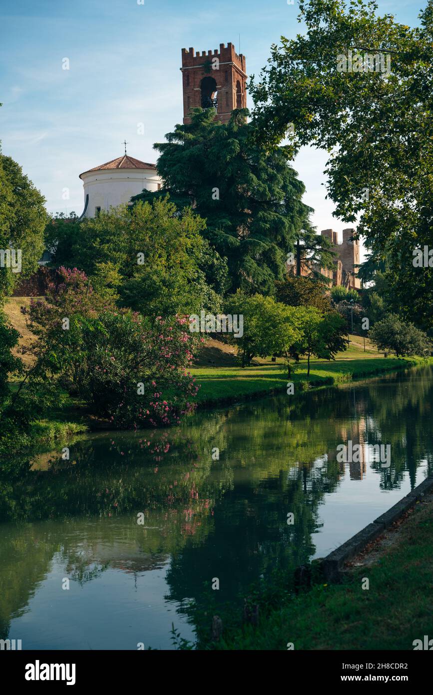 City walls of Castelfranco Veneto, Treviso, Italy. High quality photo ...