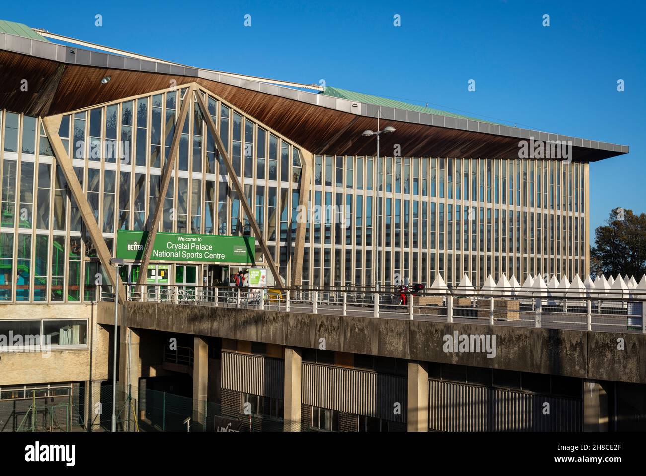 Crystal Palace National Sports Centre building, designed by the LCC ...
