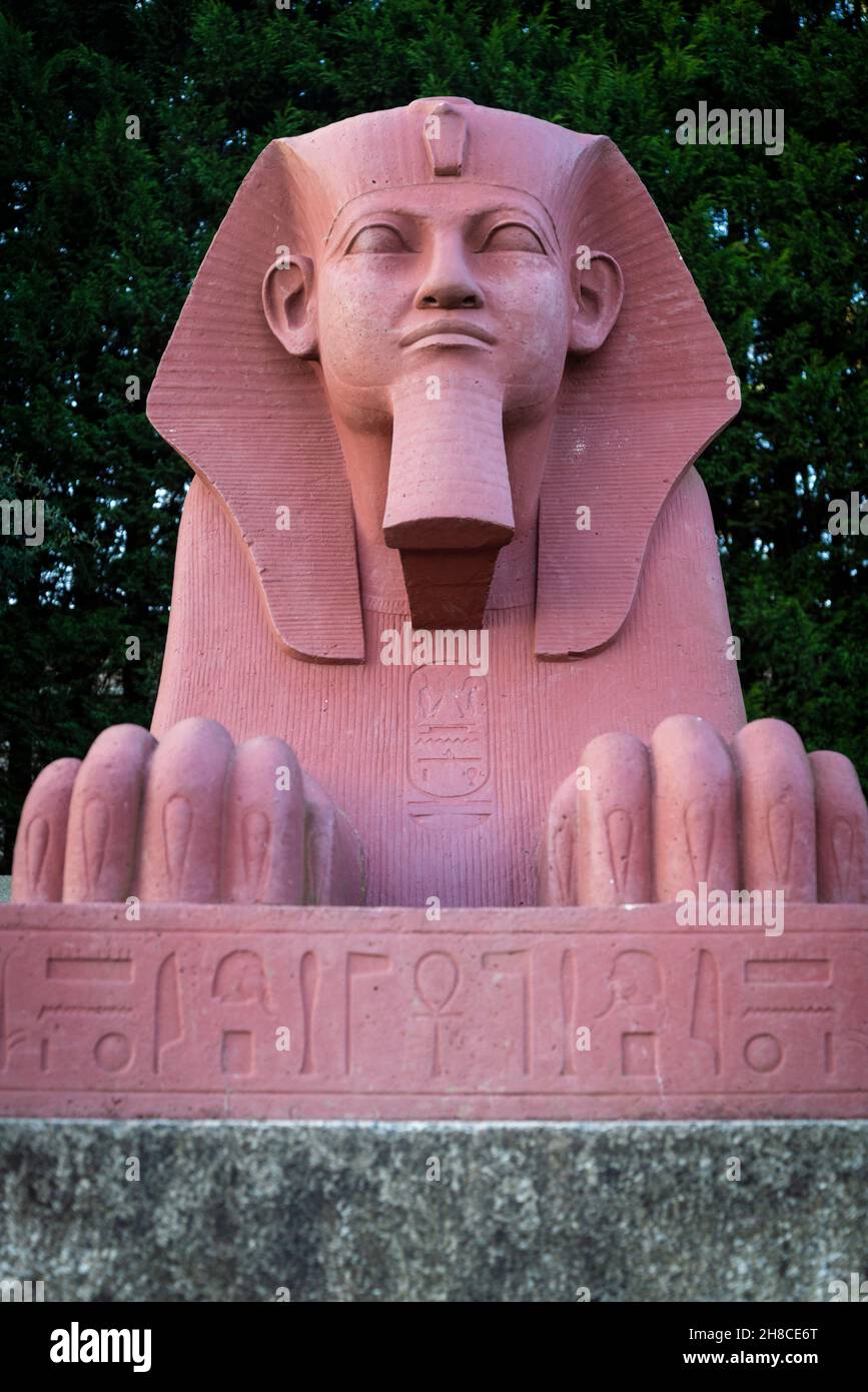 Crystal Palace Sphinx, Crystal Palace Park, London, England, UK Stock ...