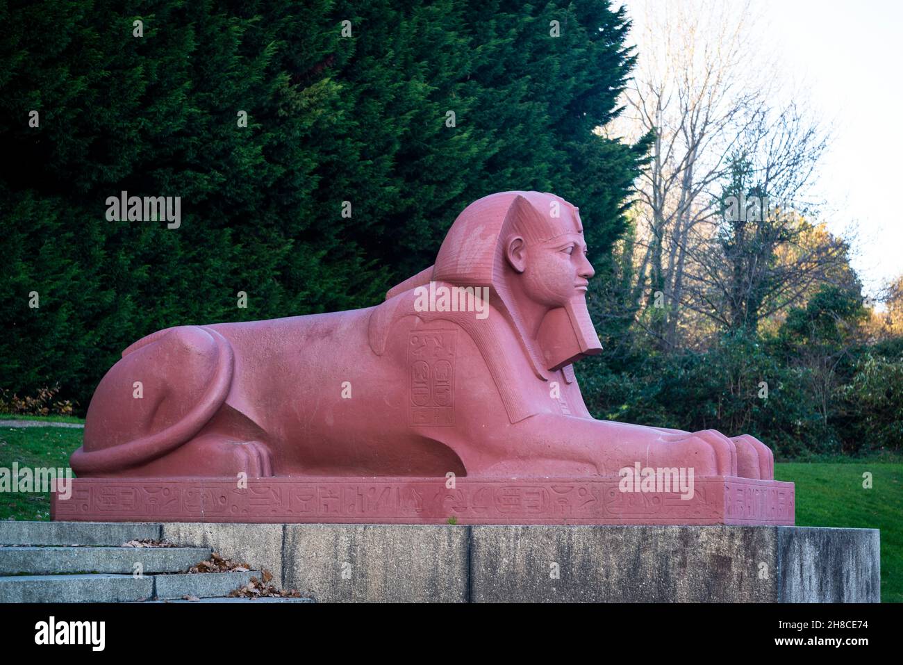 Crystal Palace Sphinx, Crystal Palace Park, London, England, UK Stock ...