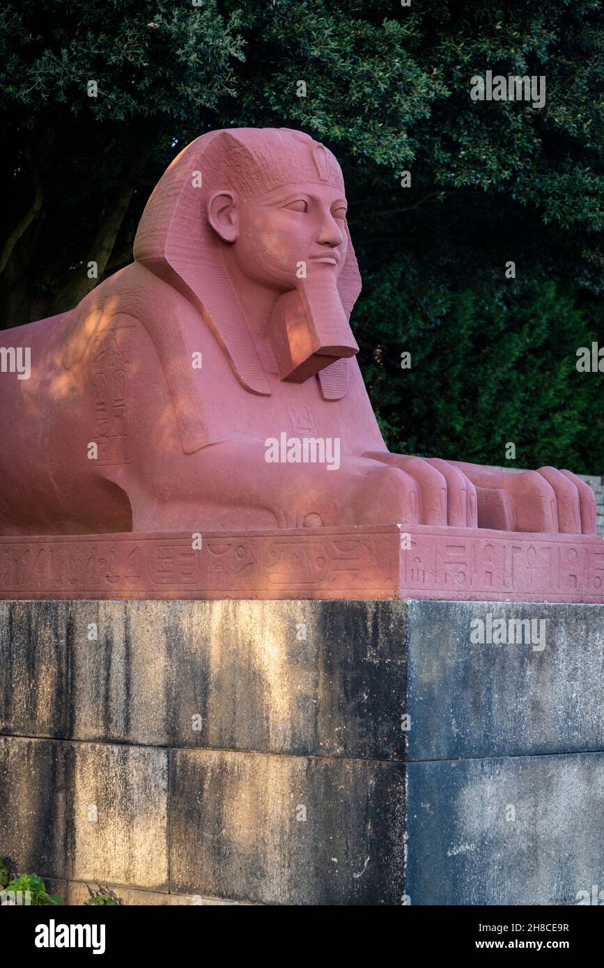 Crystal Palace Sphinx, Crystal Palace Park, London, England, UK Stock ...