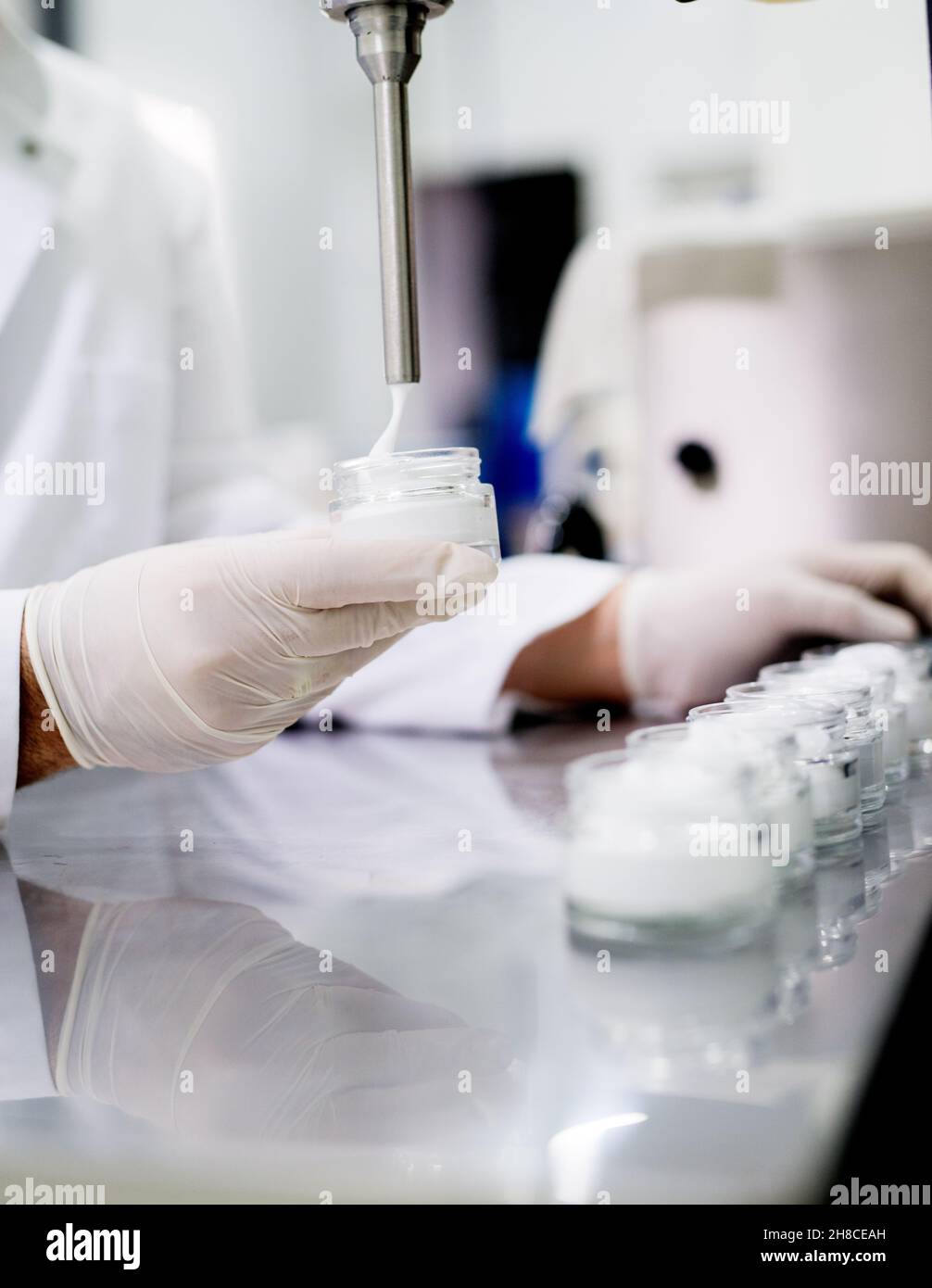 Medical production, health care industry. Medicine concept employee ...