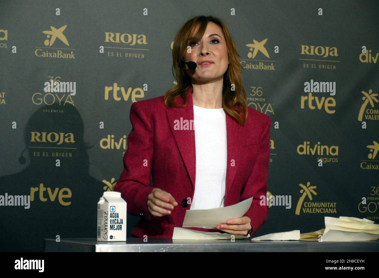 Madrid, Spain. 29th Nov, 2021. Actress Nathalie Poza at photocall for ...
