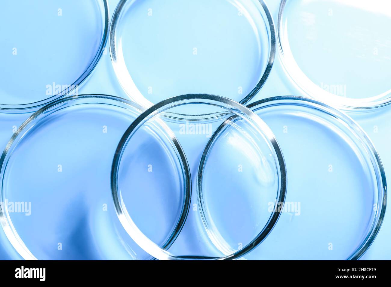 abstract laboratory medical background. petri dishes, test tubes Stock ...
