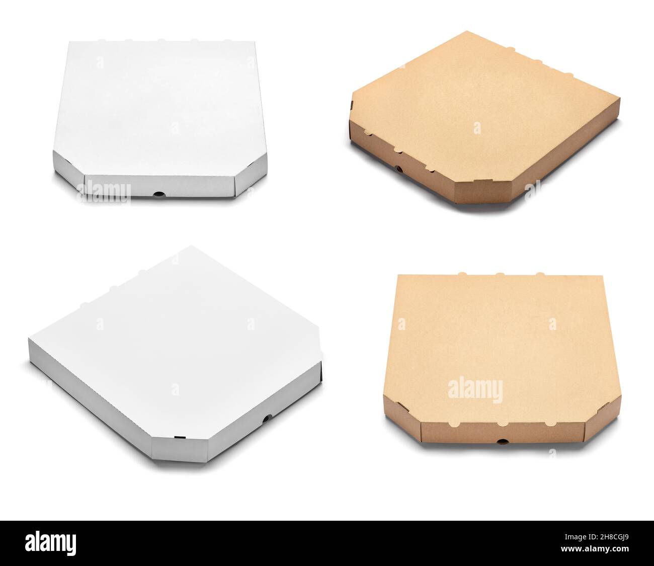 pizza box food cardboard delivery package Stock Photo - Alamy