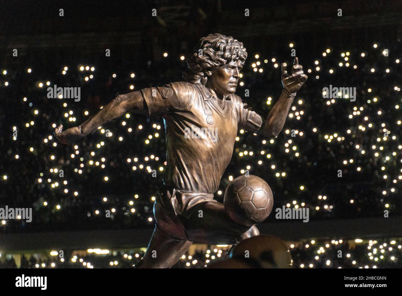 Naples, Campania, ITALY. 28th Nov, 2021. 11/28/2021 Naples, Maradona ...