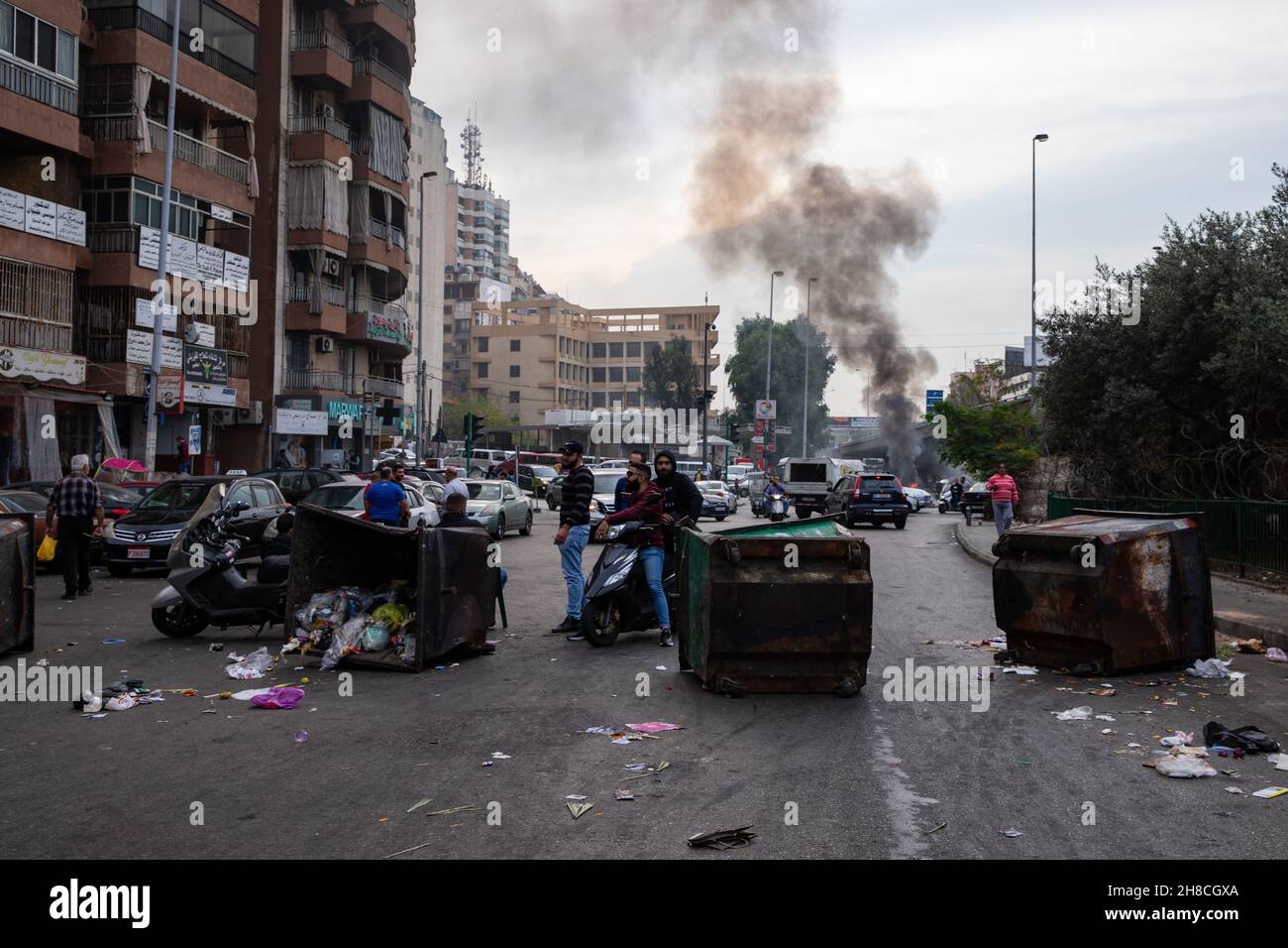 Intersection traffic beirut hi-res stock photography and images - Alamy
