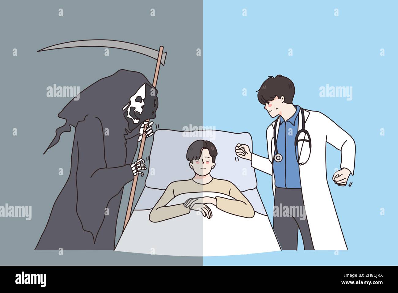 Death demonstration Stock Vector Images - Alamy