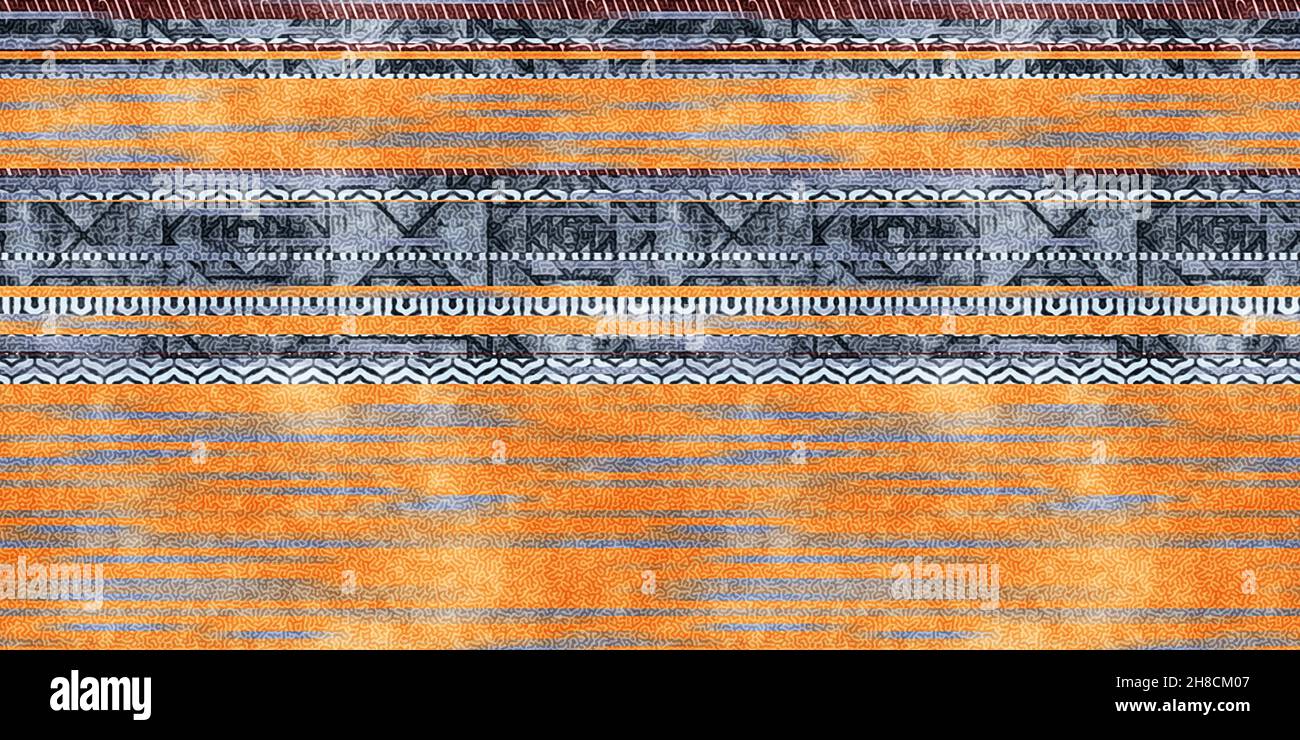 Seamless tribal ethnic stripe grungy border surface pattern design for print Stock Photo - Alamy