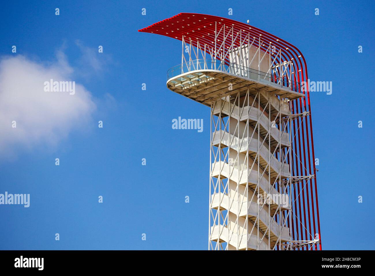 A view of the track at the Circuit of the Americas in Austin, Texas ...
