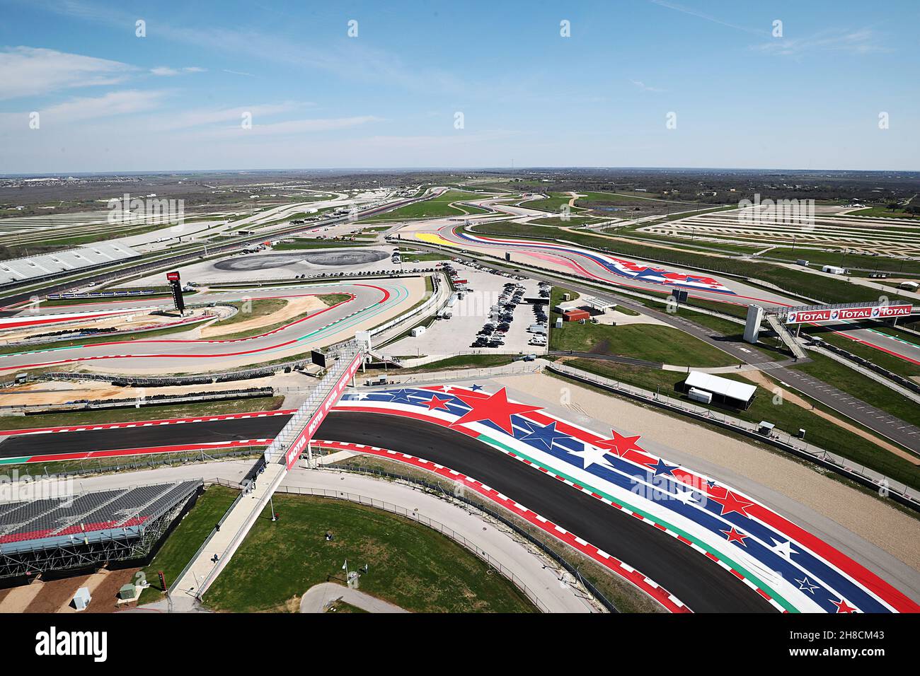 A view of the track at the Circuit of the Americas in Austin, Texa ...
