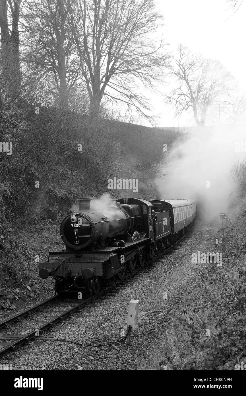 "Lydham Manor" (running as class pioneer 7800 "Torquay Manor") at ...