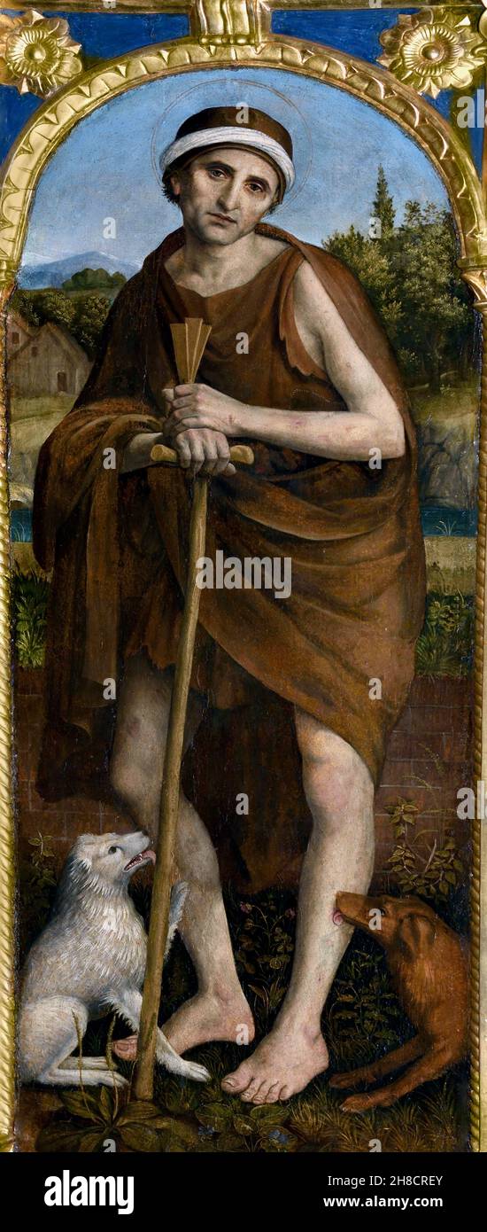 Madonna and child with lazarus and lazarus of bethany hi-res stock ...