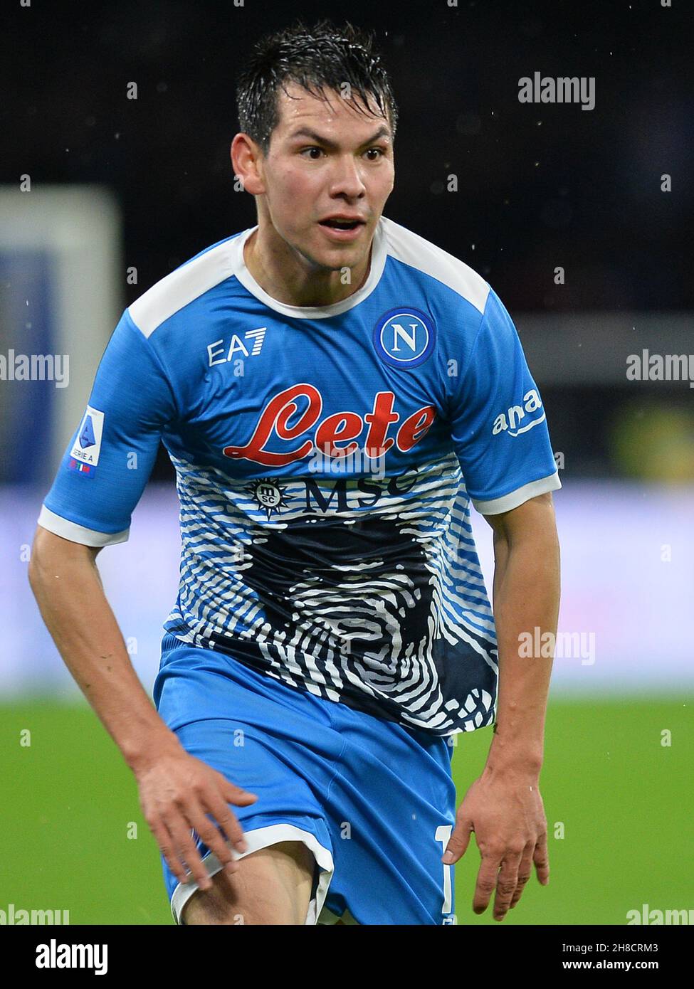 NAPELS, ITALY - NOVEMBER 28: Hirving Lozano of SSC Napoli during the ...
