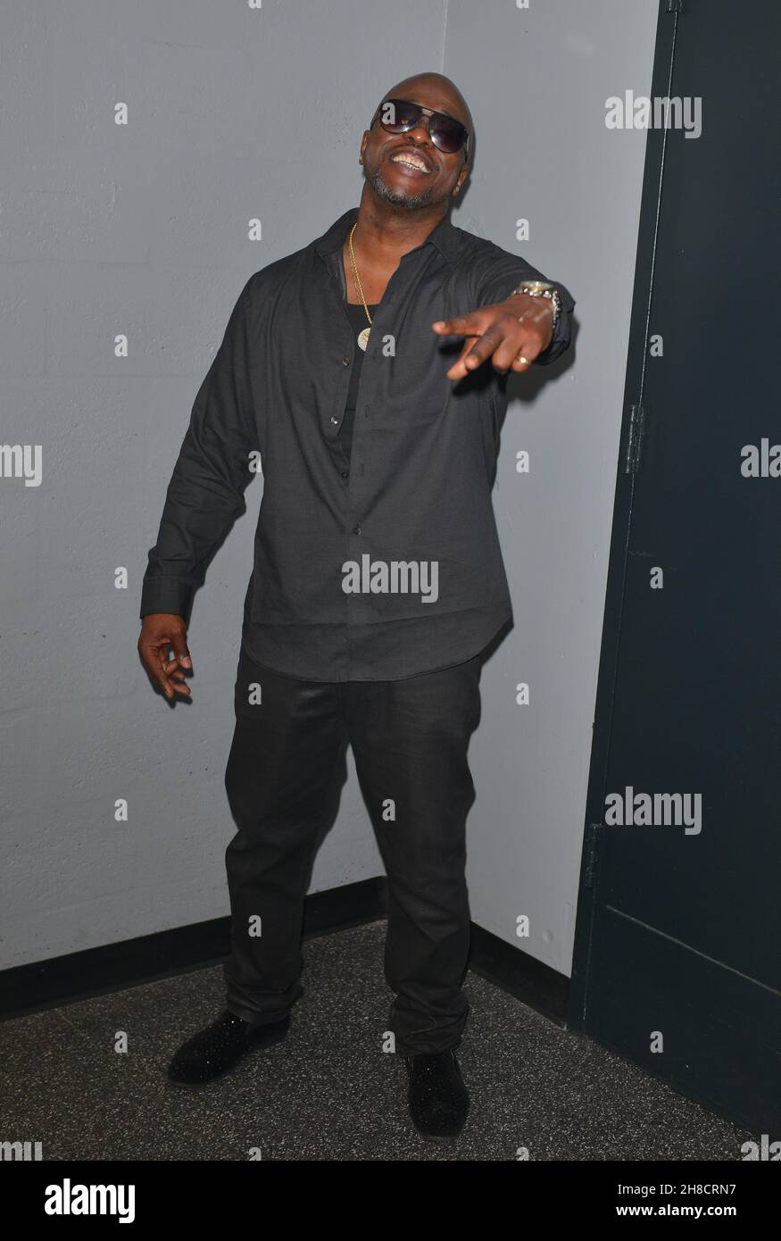 Treston Irby of R&B group Hi-Five poses for picture backstage during ...